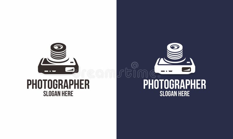 Fotograf Logo vektor abbildung. Illustration von blau - 99752419