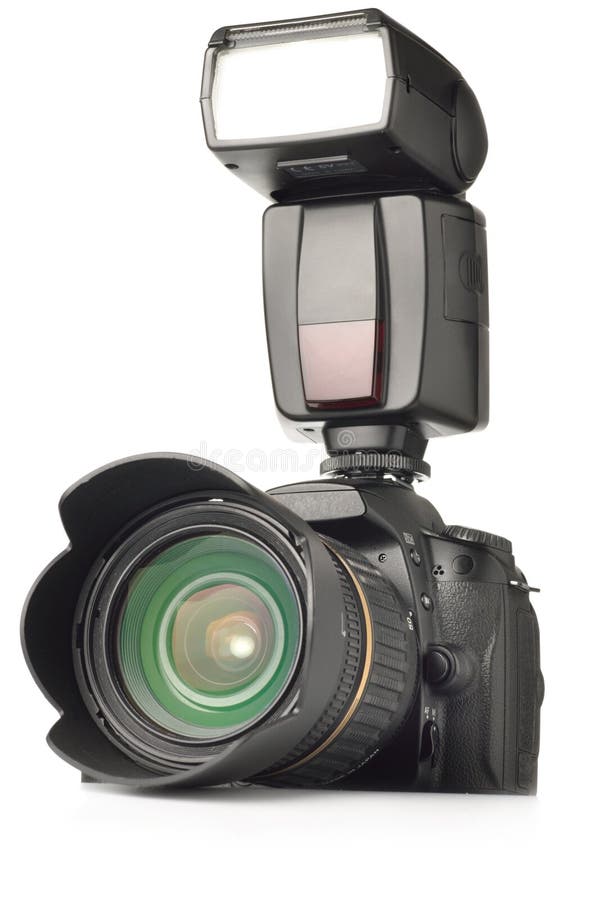 Professionelle Digitale Fotokamera Stockbild - Bild von technologie ...