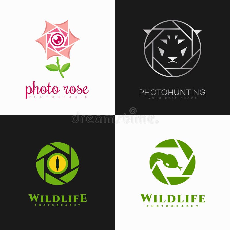 Fotologo vektor abbildung. Illustration von ikone, kennsatz - 90649296