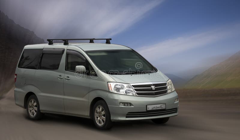 Foton minibus silver. stock photo. Image of foton, movement - 272330768