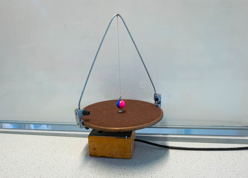 Foucault Pendulum in Science Class Stock Image - Image of object ...