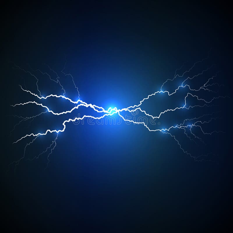Foudre illustration de vecteur. Illustration du normal - 61371997