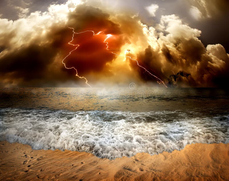 Foudre photo stock. Image du foudre - 1418110