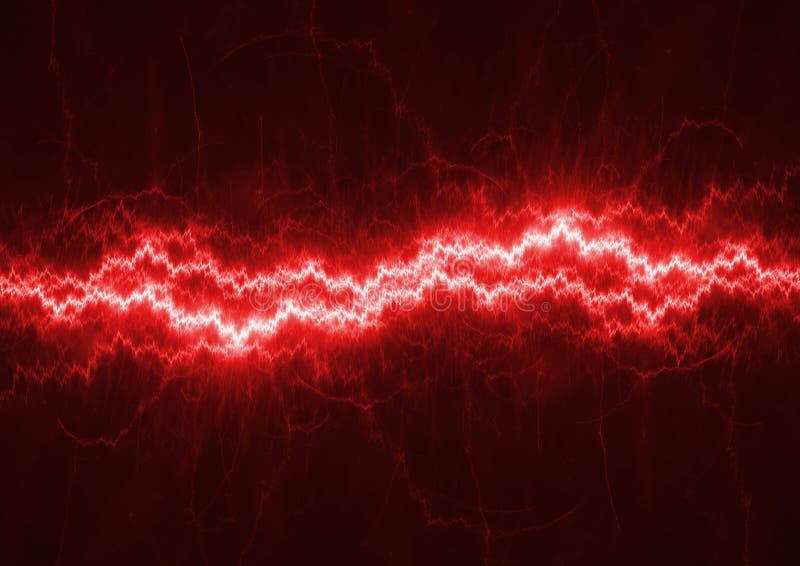 Foudre rouge photo stock. Image du nuit, abstrait, noir - 101105644