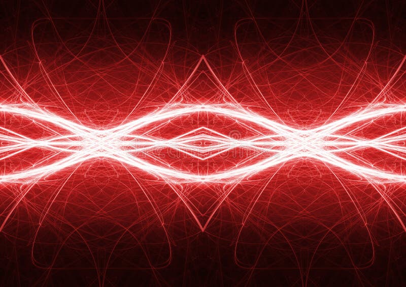 Foudre rouge illustration stock. Illustration du nuit - 92512582