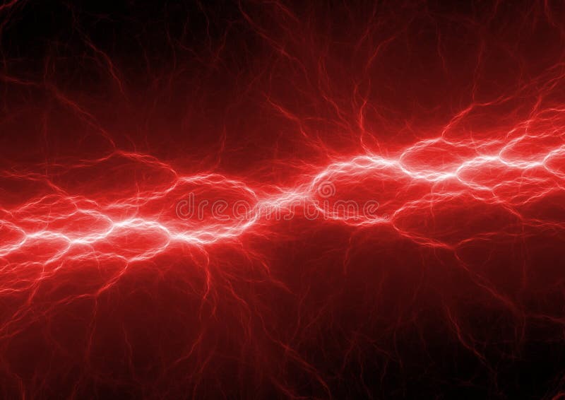 Foudre rouge illustration stock. Illustration du danger - 93435827