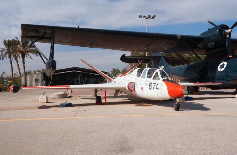 Fouga CM.170 Magister editorial photography. Image of hatzerim - 23143197