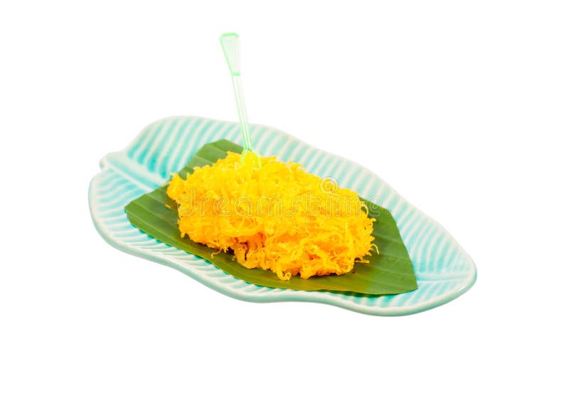 Foui-thong stock image. Image of food, sweet, gold, asian - 35718839