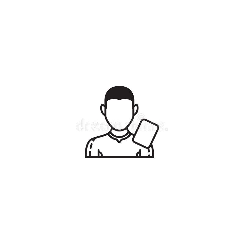 Foul Icon. Vector Illustration Decorative Design Stock Vector ...