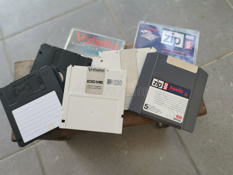 Found Variety of Obsolete Unusable Computer Storage or Backup Disks in ...
