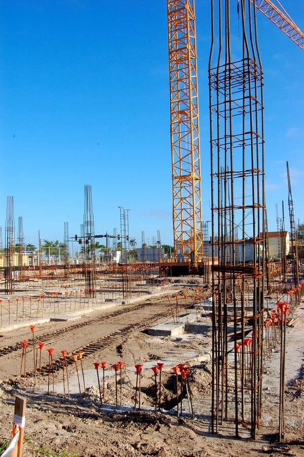 Tall construction crane stock photo. Image of high, equipment - 13322334