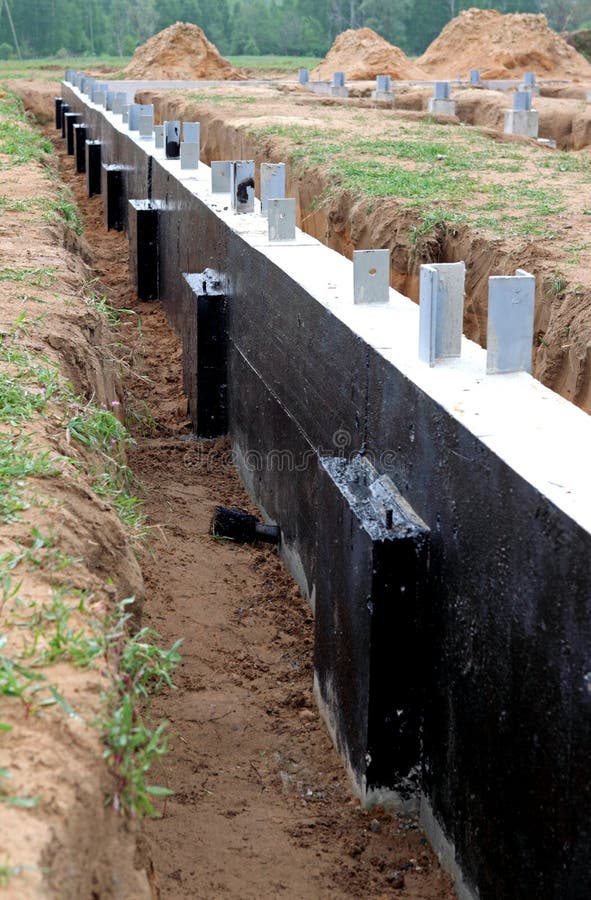 Foundation stock image. Image of build, basement, industrial - 19574395