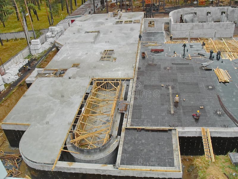 Foundation Building Constructions Editorial Photography - Image of ...