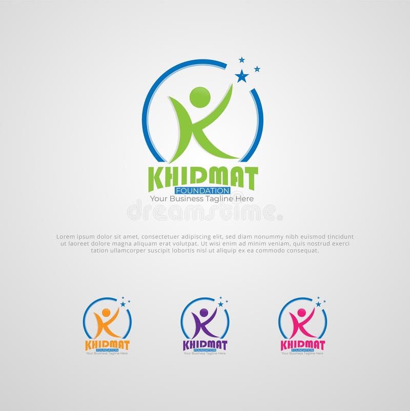 Professional Charity and Foundation Logo Design Stock Vector ...