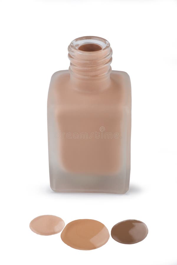 Foundation color sample. stock photo. Image of foundation - 12790708