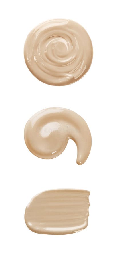 Foundation color sample stock image. Image of cream - 246915691