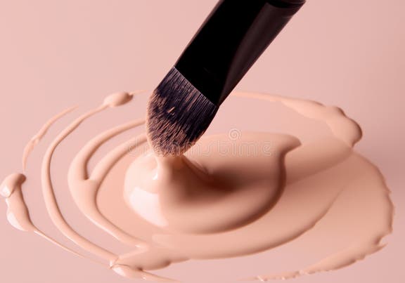 Foundation dripping stock illustration. Illustration of cosmetic ...