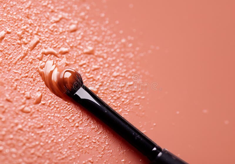 Foundation dripping stock illustration. Illustration of beige - 307776546