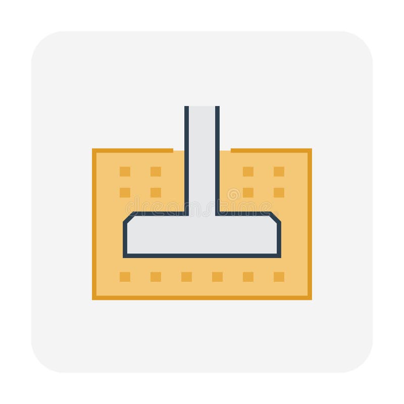 Concrete Footing Stock Illustrations – 370 Concrete Footing Stock ...