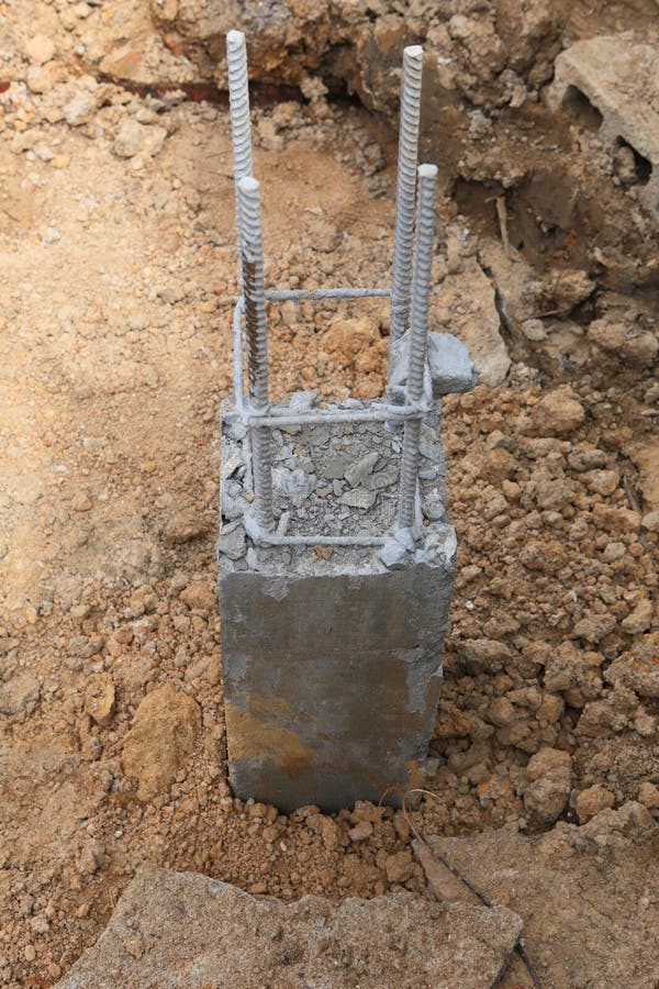 Foundation for Home Building Stock Photo - Image of house, footing ...