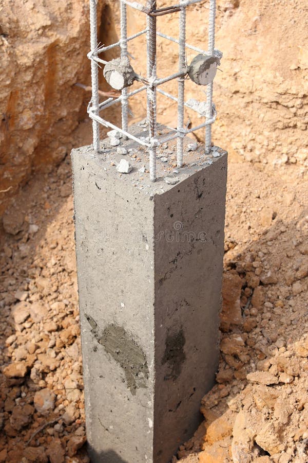 Foundation for House Building Stock Photo - Image of ground, foundation ...