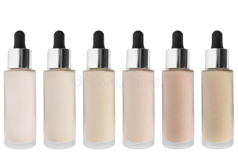 Foundation Palette Isolated Stock Image - Image of facial, care: 185056521