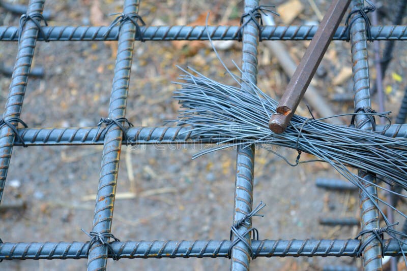 Foundation post metal stock image. Image of ground, bend - 76850085