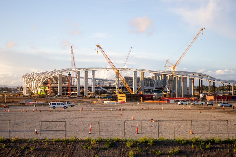 The Foundation of Rams Stadium Editorial Stock Image - Image of ...
