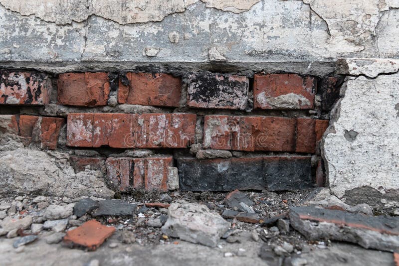 The Foundation of a Residential Building is Gradually Collapsing ...