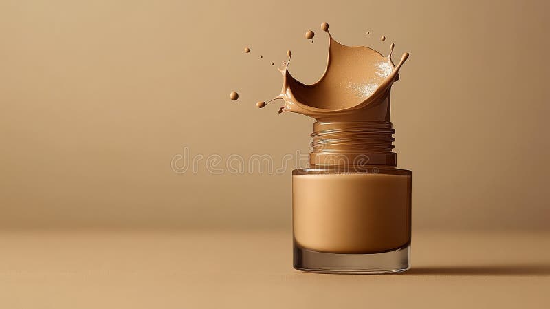 Foundation Splash Studio Shot Stock Illustration - Illustration of ...