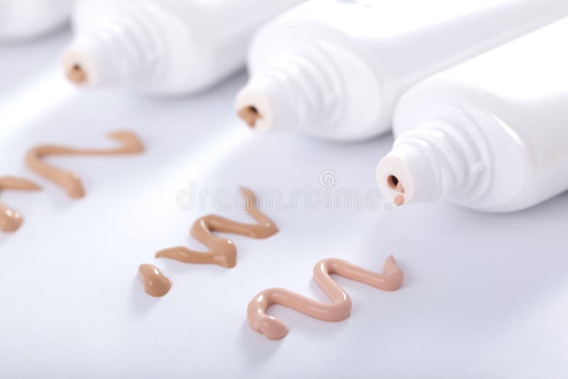Foundation stock photo. Image of cream, path, background - 33552504
