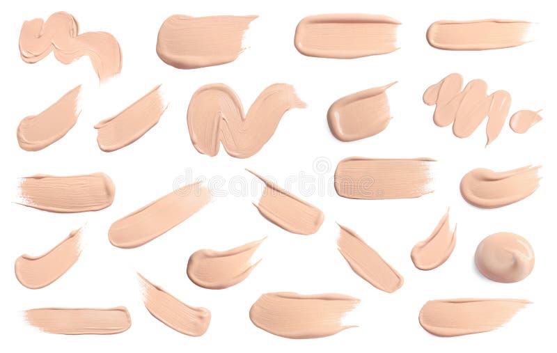 Foundations of Various Shades and Textures for Different Skin Tones and ...