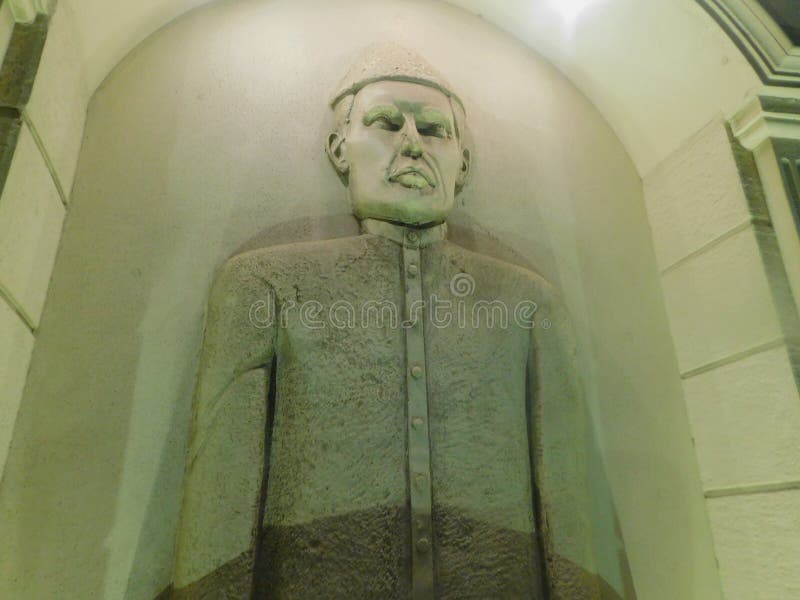 Founder of Pakistan Pitcher on Wall Stock Image - Image of founder ...