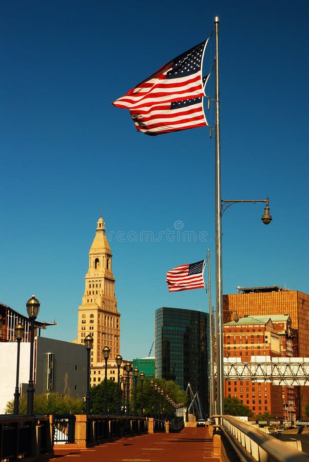 Founders Bridge, Hartford, CT Stock Image - Image of connecticut ...