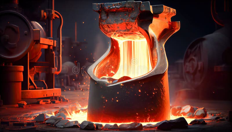 Foundry Crucible Stock Illustrations – 147 Foundry Crucible Stock ...