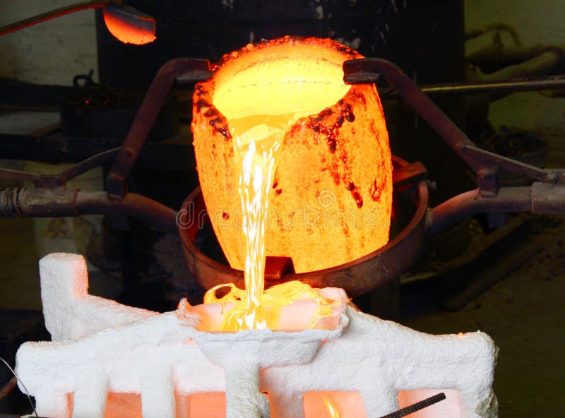 Molten metal blob stock image. Image of molten, steel - 10520869