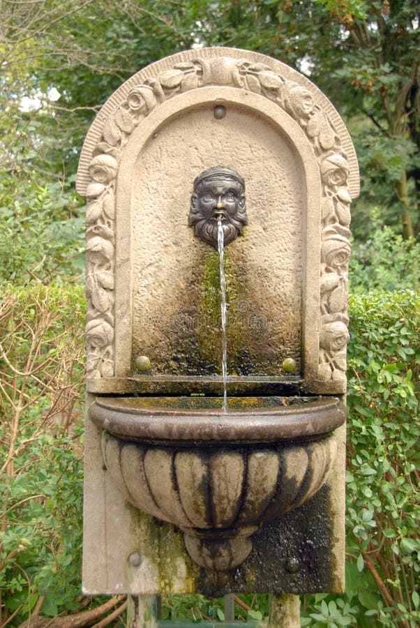 Medici Fountain-Luxembourg Garden Stock Photo - Image of sculpture ...