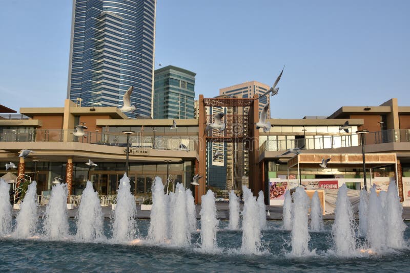 Fountain at Al Majaz Waterfront in Sharjah, UAE Editorial Photo - Image ...