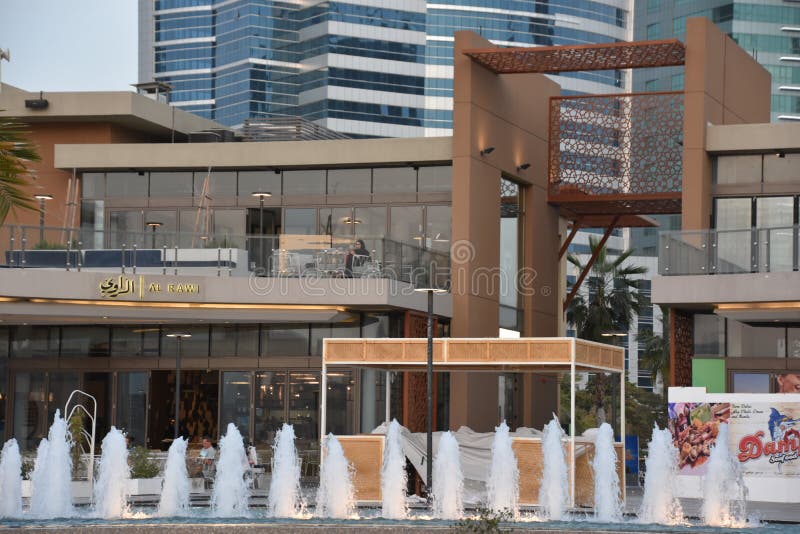 Fountain at Al Majaz Waterfront in Sharjah, UAE Editorial Photography ...
