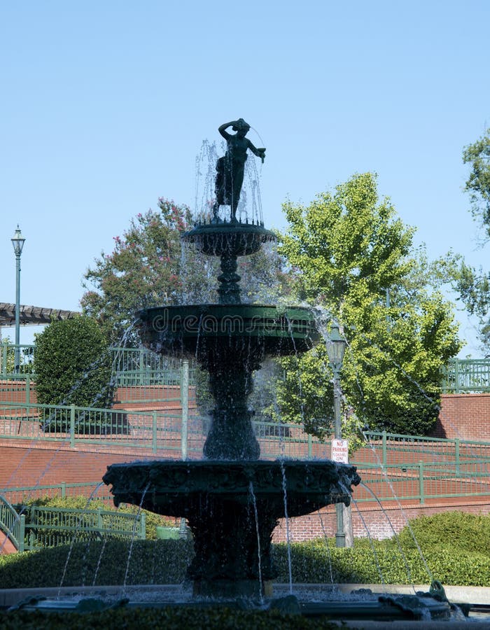 Fountain in Augusta stock image. Image of augusta, water - 77690259