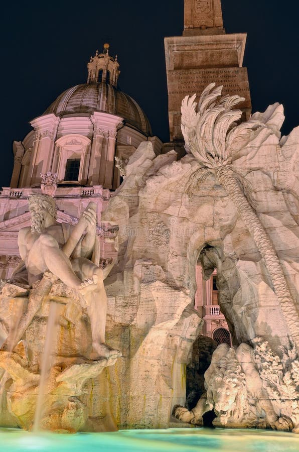 Fountain Bernini stock image. Image of basin, bernini - 20323999