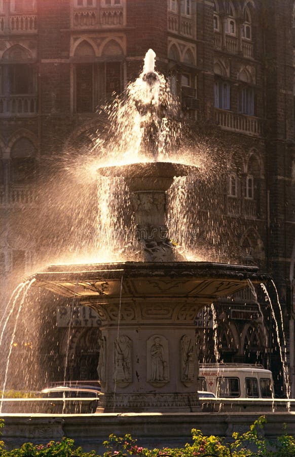 Indian Fountain Bombay Mumbai Maharashtra India Stock Image - Image of ...