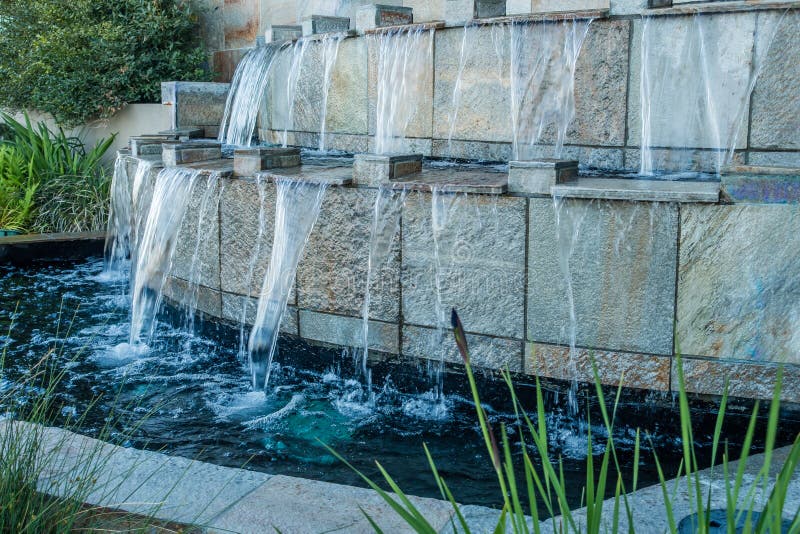 Fountain Cascade 5 stock image. Image of cascade, texture - 93495771