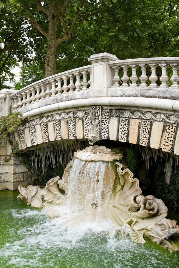 Fountain of Darcy Park in Dijon Stock Photo - Image of europe, france ...