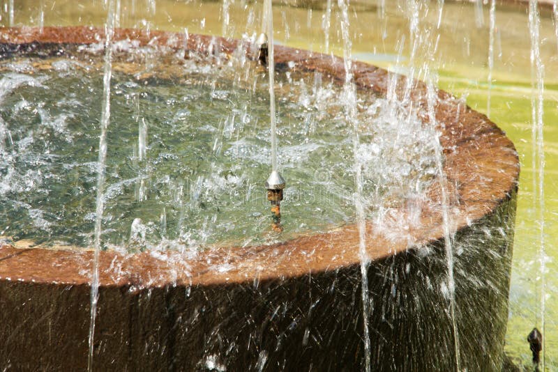 Fountain detail stock photo. Image of clouds, geyser - 40863066