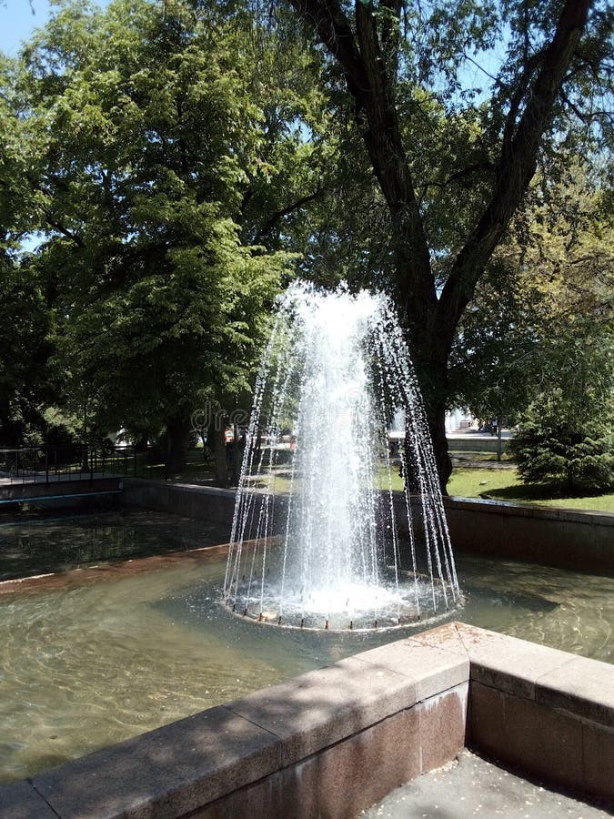 Fountain stock photo. Image of sunshine, bright, fountain - 149589150