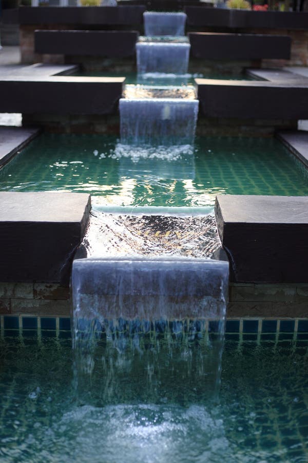 Fountain Flow stock photo. Image of rayong, outdoor, garden - 78016642