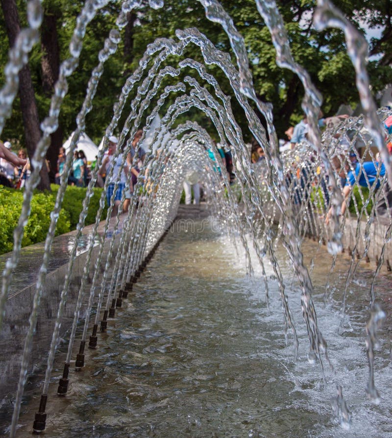 Fountain stock photo. Image of form, arches, fountain - 72193590