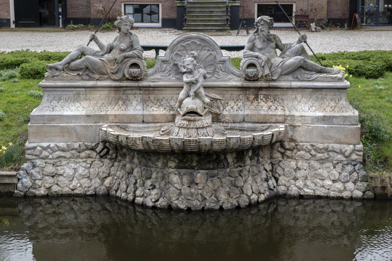 Fountain from the Huize Frankendael Building at Amsterdam the ...