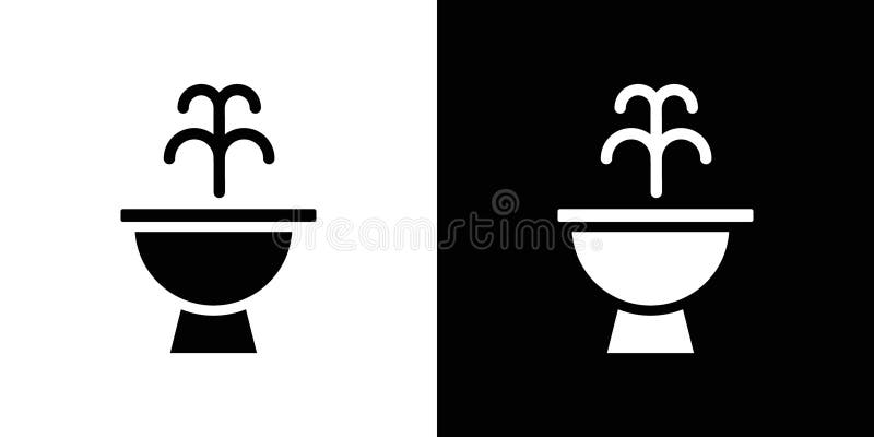 Fountain Icon Logo Set Vector Stock Vector - Illustration of vector ...